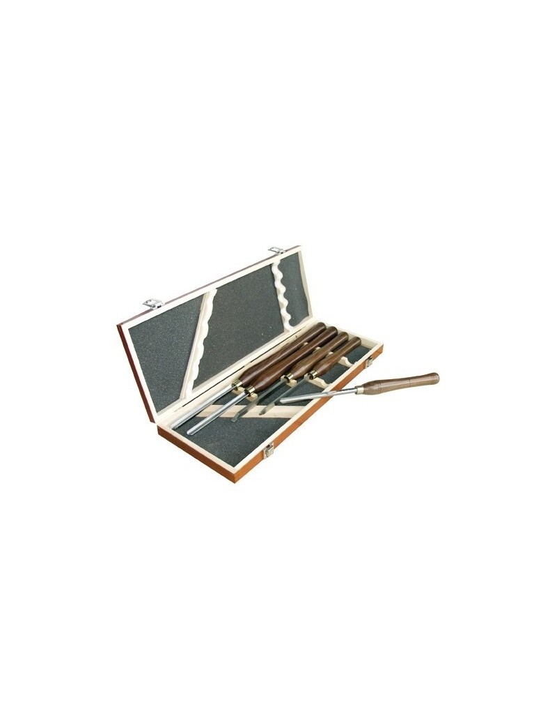 Macdimo SA | Coffret de 5 Gouges "outils de tournage en acier HSS" | Yverdon-les-Bains, Suisse